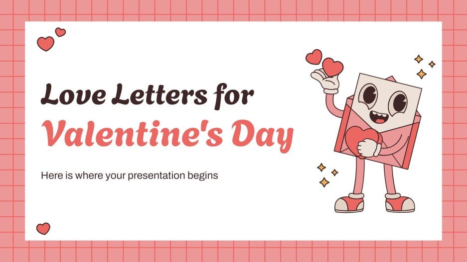 Plantillas gratis de Google Slides y PPT sobre San Valentín
