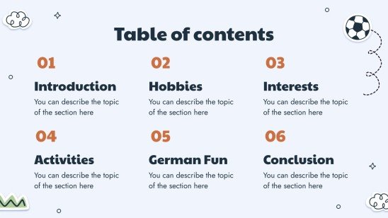Hobbies, Interests, and Leisure Activities - German