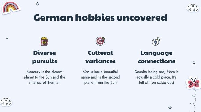 Hobbies, Interests, and Leisure Activities - German