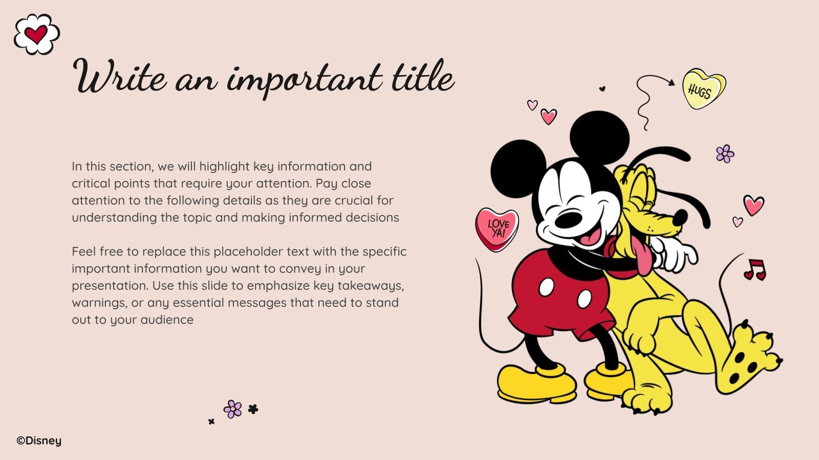 Disney Valentine's Day Presentation