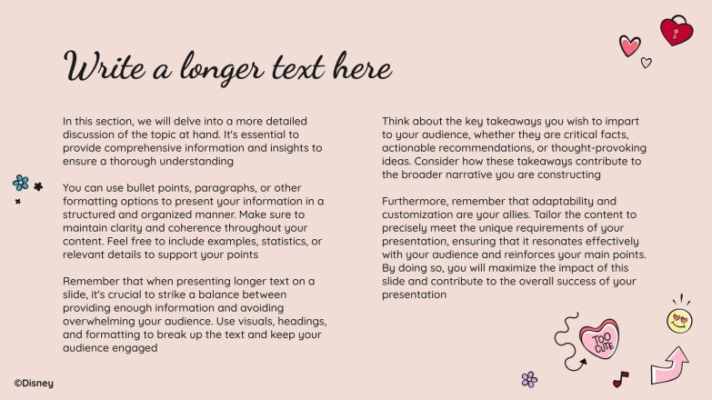 Disney Valentine's Day Presentation