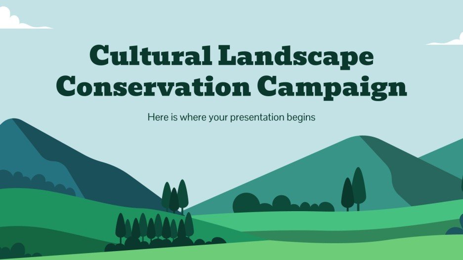 Cultural Landscape Conservation Campaign Presentation