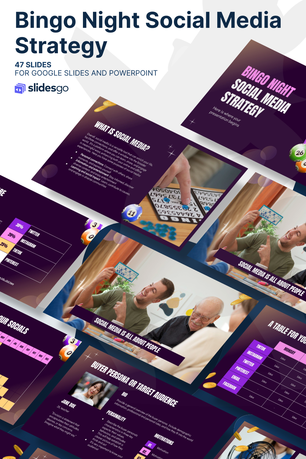 Bingo Night Social Media Strategy Presentation