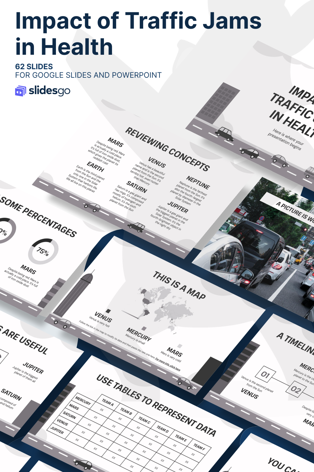Impact of Traffic Jams in Health Presentation
