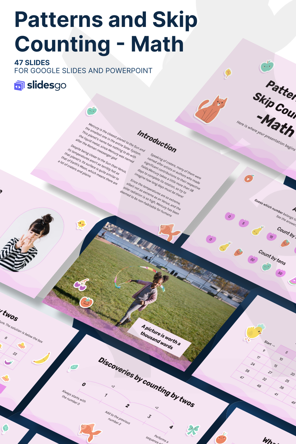 Patterns and Skip Counting - Math - 1st Grade Presentation