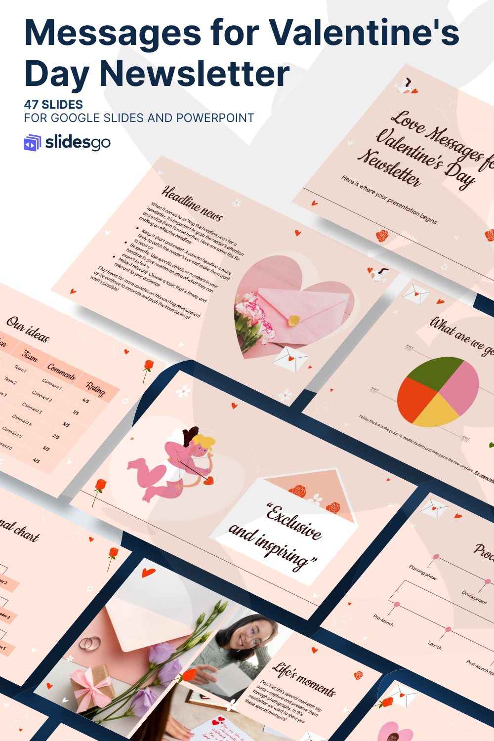 Love Messages for Valentine's Day Newsletter Presentation