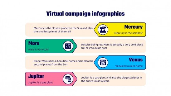 Virtual Campaign Infographics | Google Slides and PPT theme
