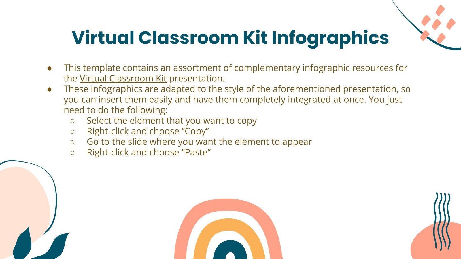 Virtual Classroom Kit Infographics | Google Slides & PPT template