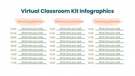 Virtual Classroom Kit Infographics | Google Slides & PPT template