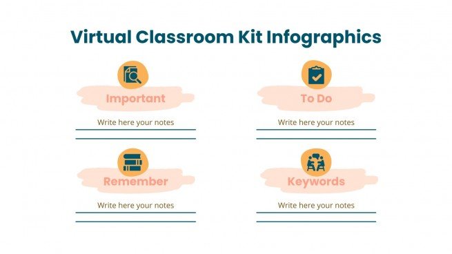 Virtual Classroom Kit Infographics | Google Slides & PPT template