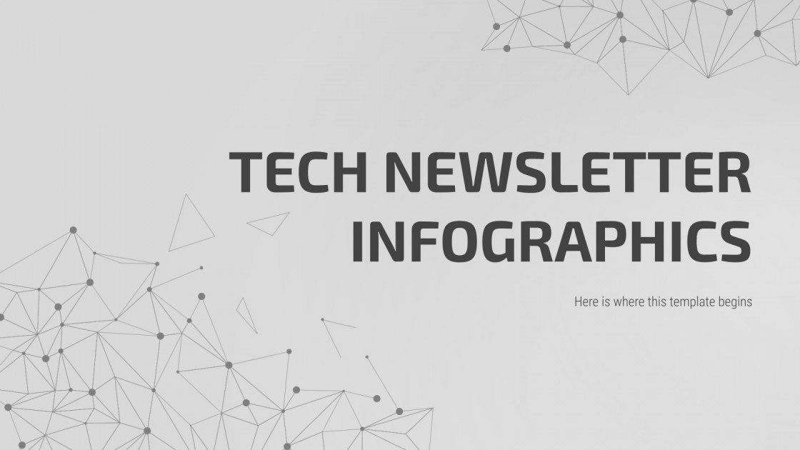 Tech Newsletter Infographics | Google Slides and PPT