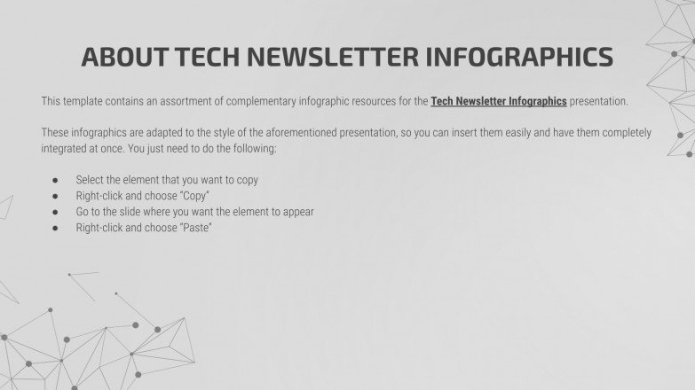 Tech Newsletter Infographics | Google Slides and PPT