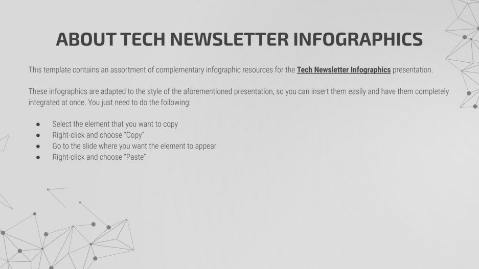 Tech Newsletter Infographics | Google Slides and PPT