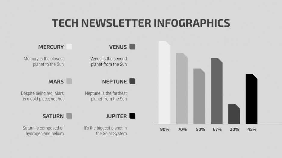 Tech Newsletter Infographics | Google Slides and PPT