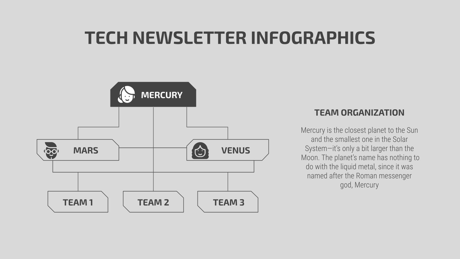 Tech Newsletter Infographics | Google Slides and PPT