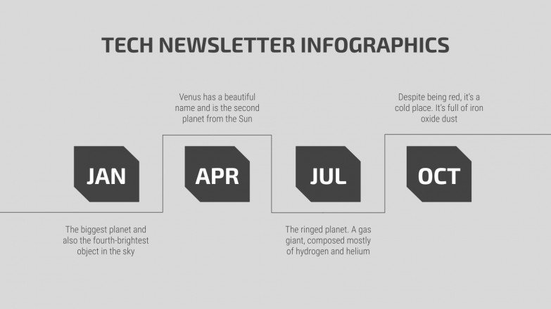 Tech Newsletter Infographics | Google Slides and PPT