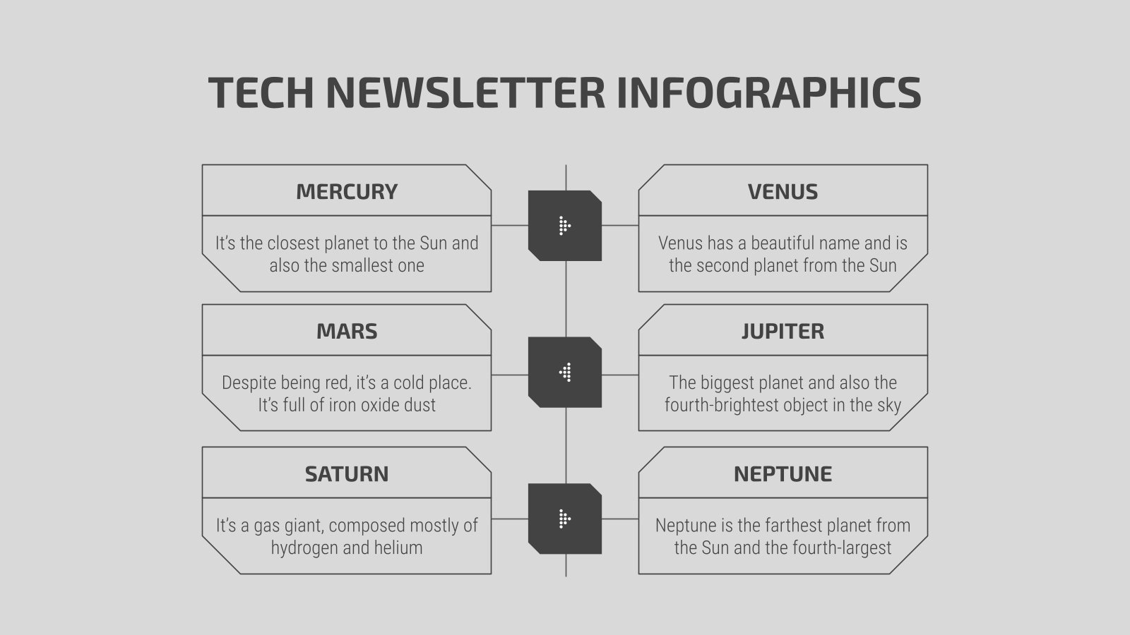 Tech Newsletter Infographics | Google Slides and PPT