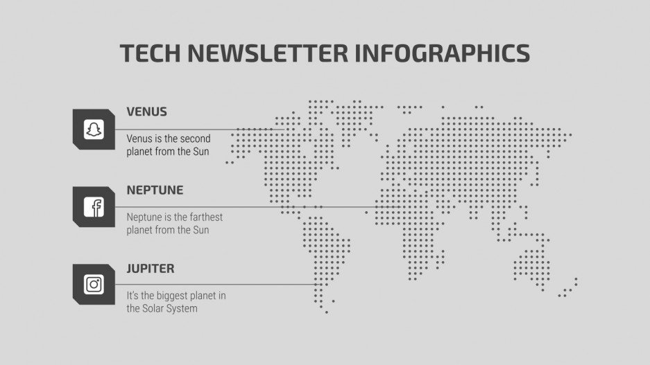 Tech Newsletter Infographics | Google Slides and PPT