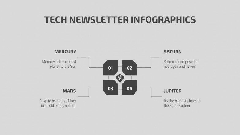 Tech Newsletter Infographics | Google Slides and PPT