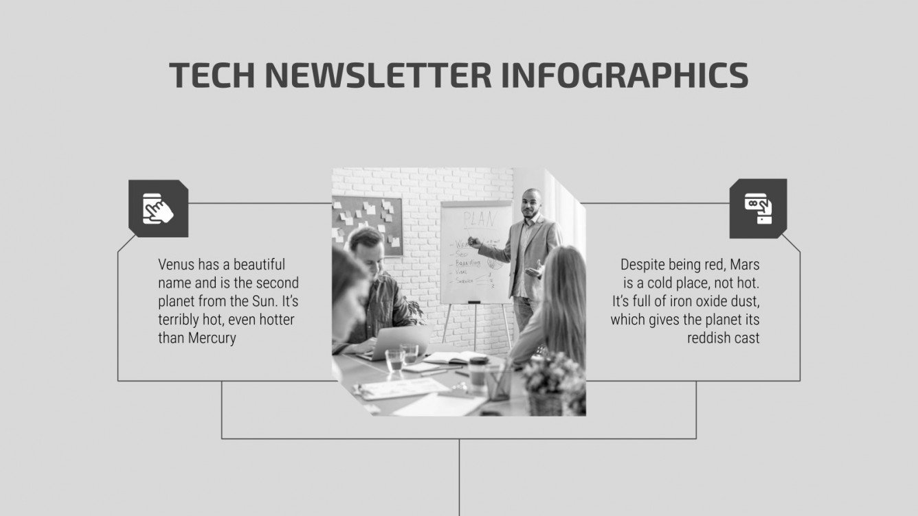 Tech Newsletter Infographics | Google Slides and PPT