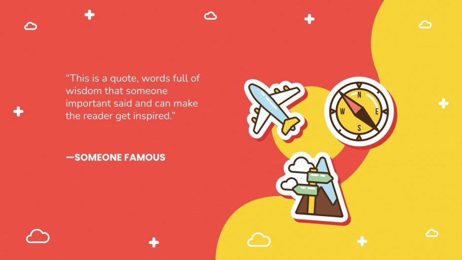 Cute Sticker Google Slides theme & PowerPoint template