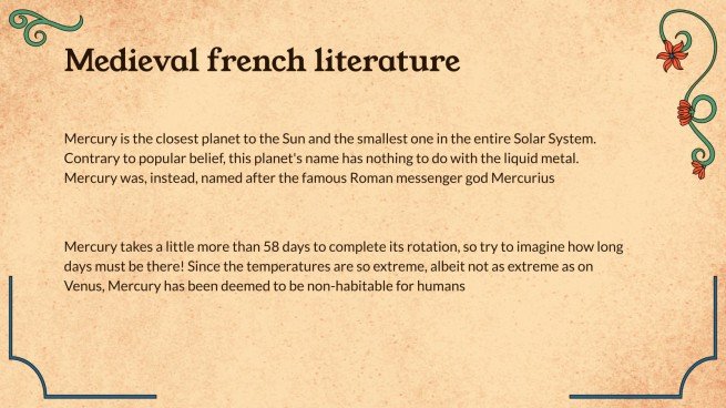 Medieval French Literature - Doctor in French