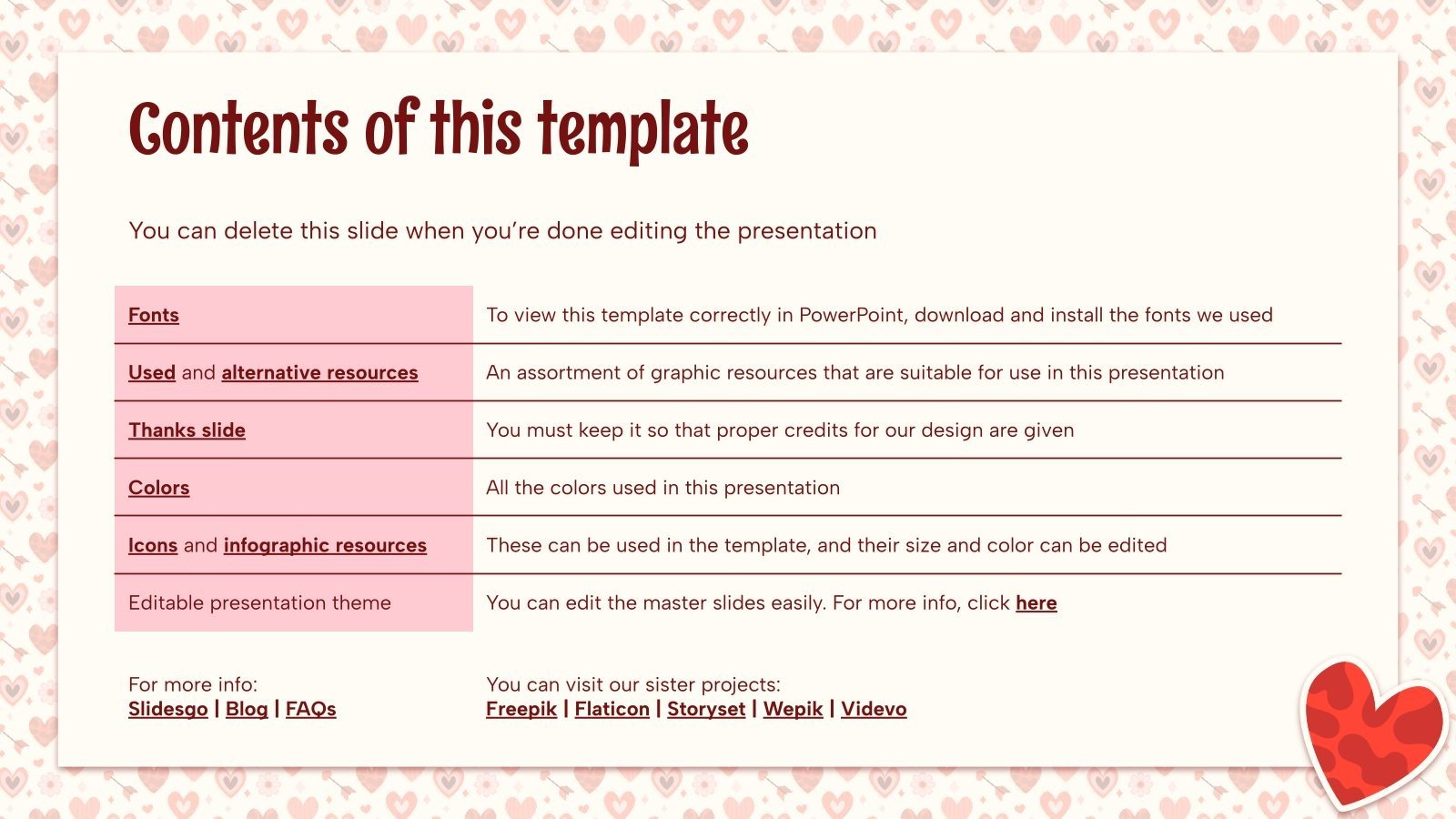 Valentine Hearts Presentation