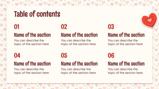 Valentine Hearts Presentation