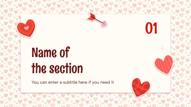 Valentine Hearts Presentation