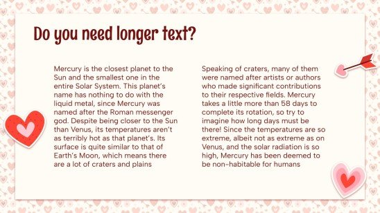 Valentine Hearts Presentation