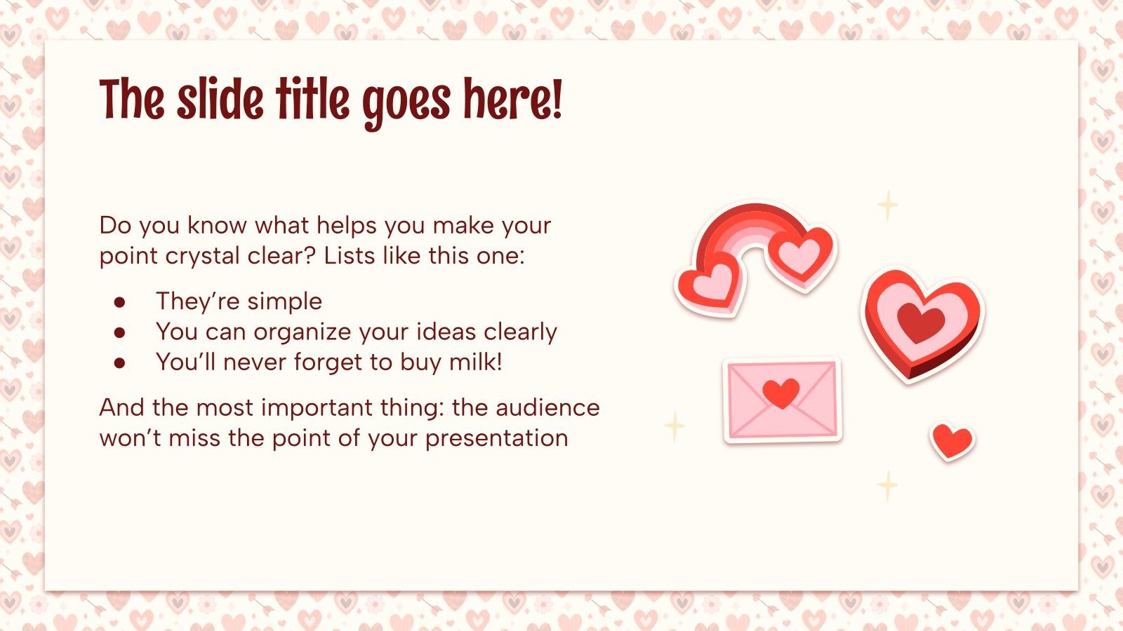 Valentine Hearts Presentation