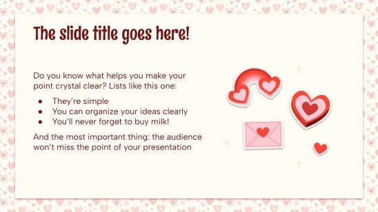 Valentine Hearts Presentation