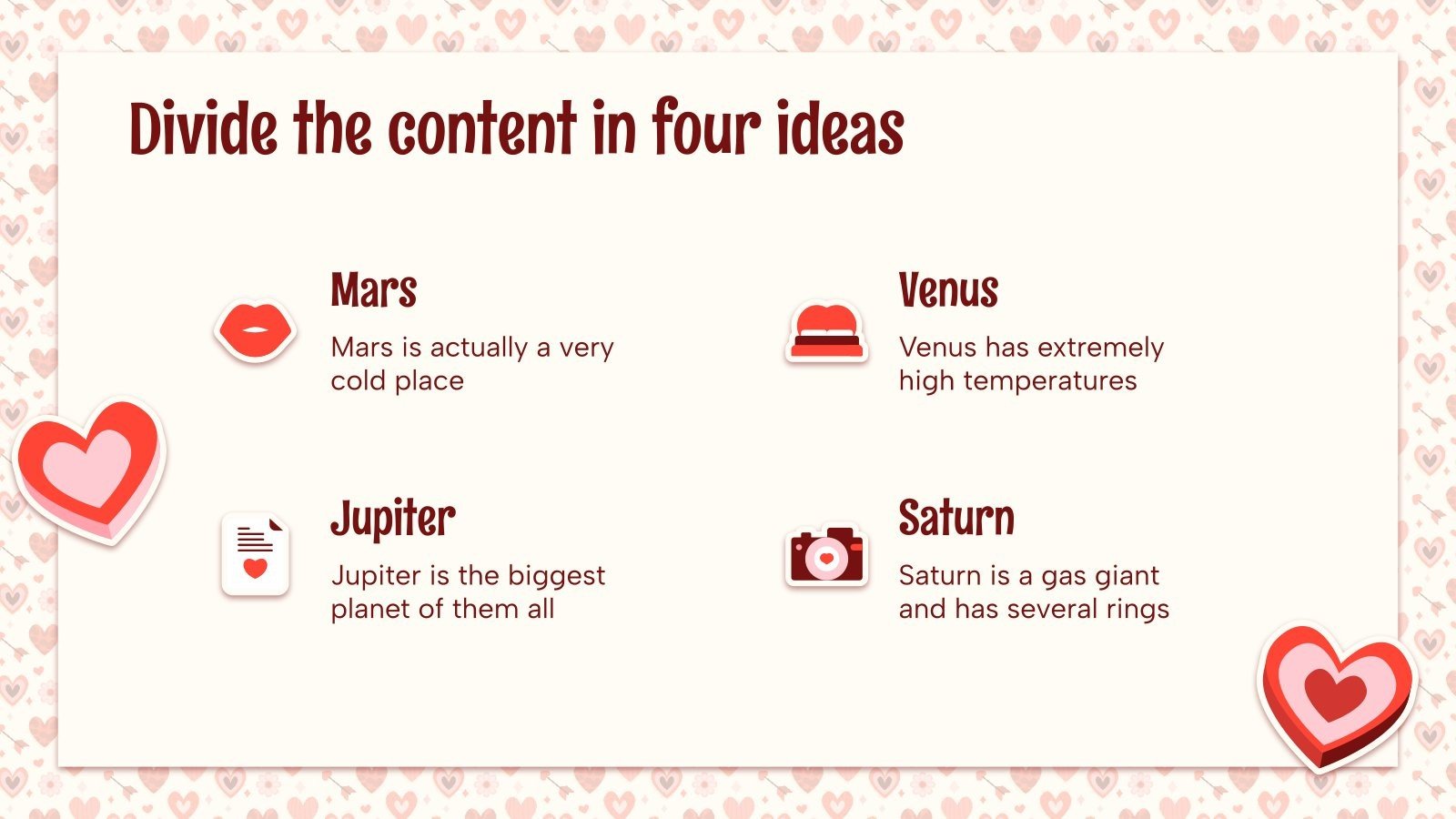 Valentine Hearts Presentation