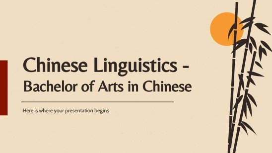 Free Chinese Language-themed Google Slides and PPT Templates