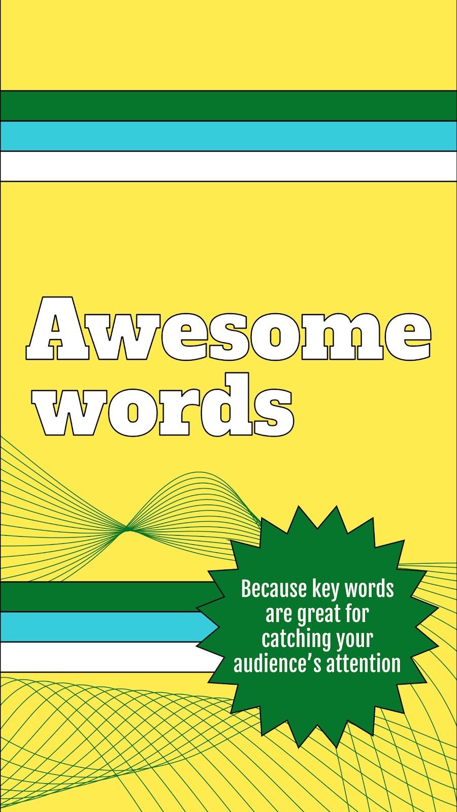 Colorful Soundwaves Slides for Marketing | Google Slides