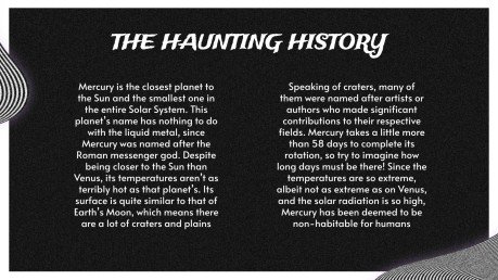 Spooky Creepy Waves Pattern Theme