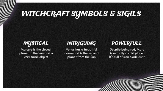 Spooky Creepy Waves Pattern Theme