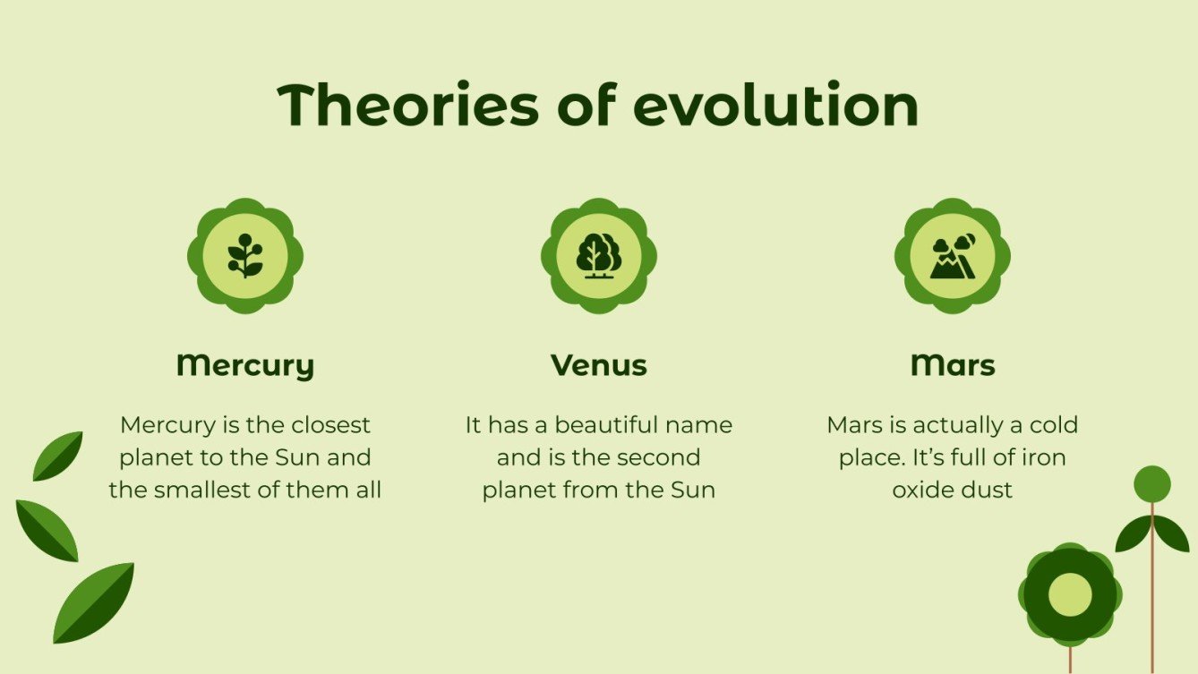 Evolution and Ecology - Biology - 11th Grade Presentation