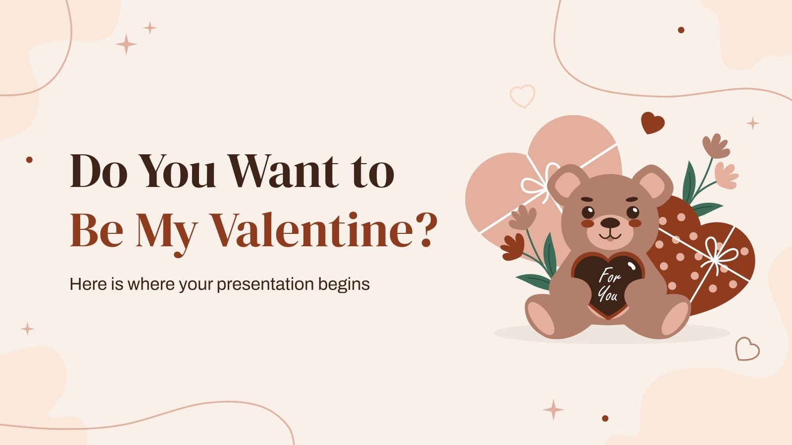 Plantillas gratis de Google Slides y PPT sobre San Valentín