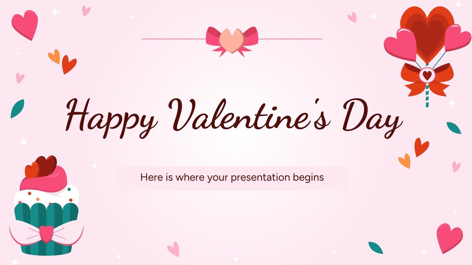 Plantillas gratis de Google Slides y PPT sobre San Valentín