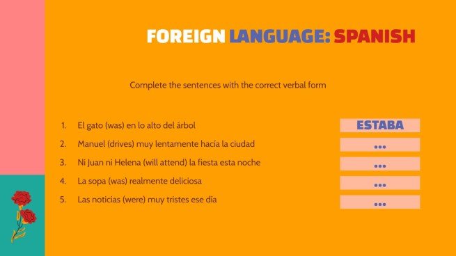Foreign Language Subject: Spanish Infographics