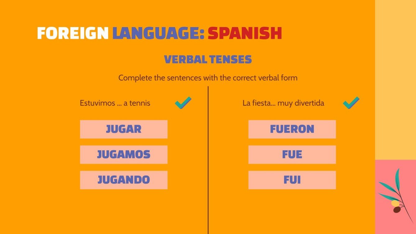 Foreign Language Subject: Spanish Infographics