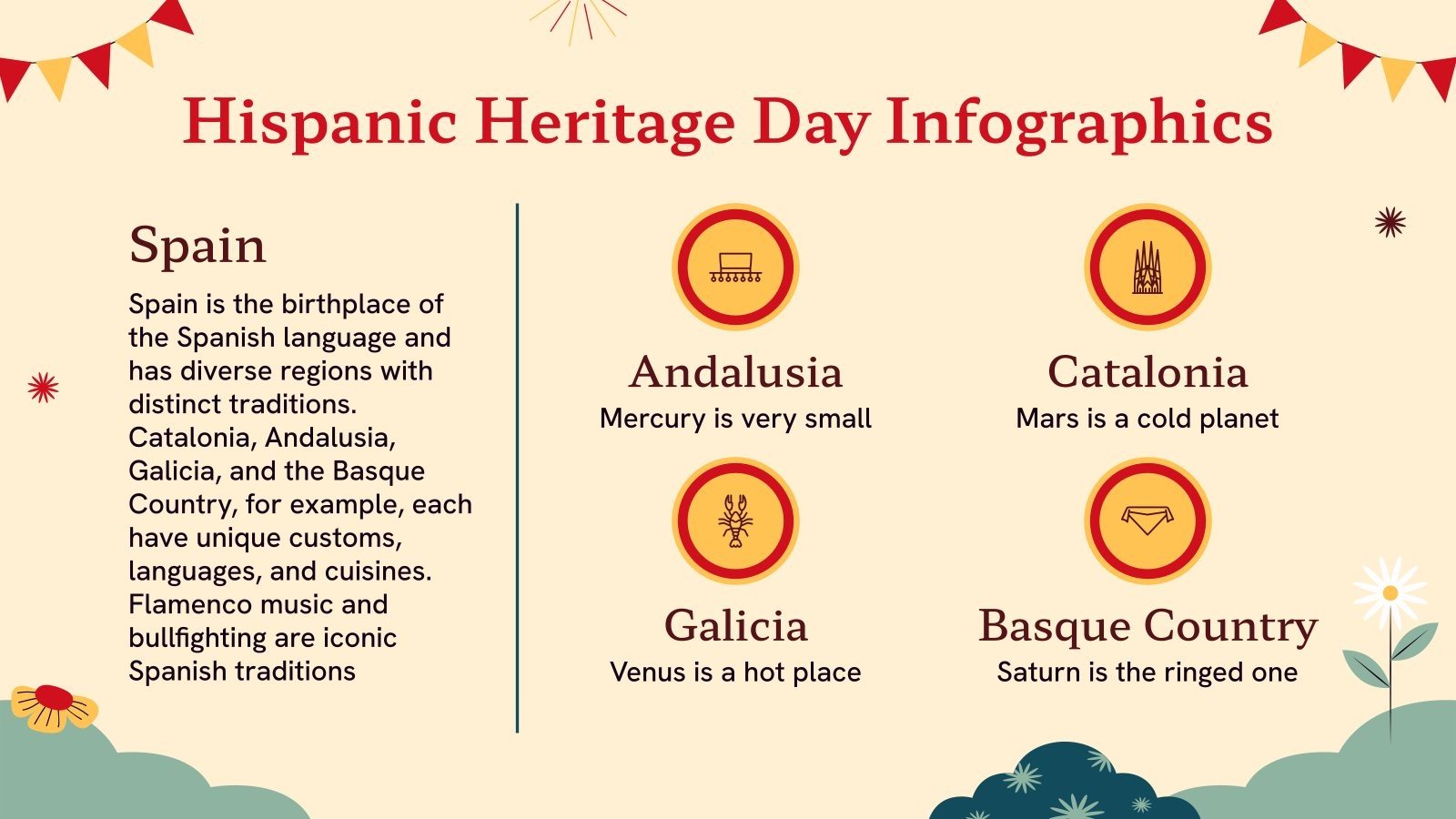 Hispanic Heritage Day Infographics