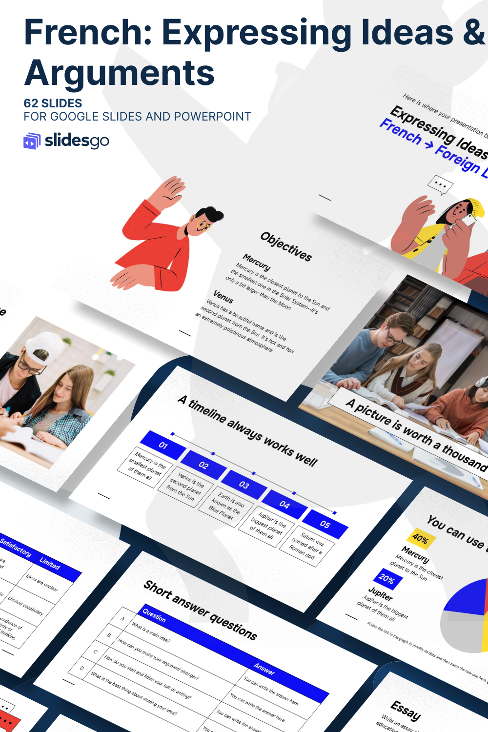 Expressing Ideas and Arguments - French - 10th Grade