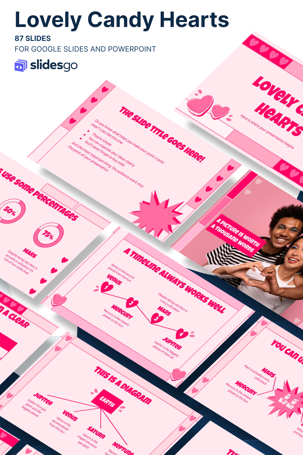 Lovely Candy Hearts Presentation