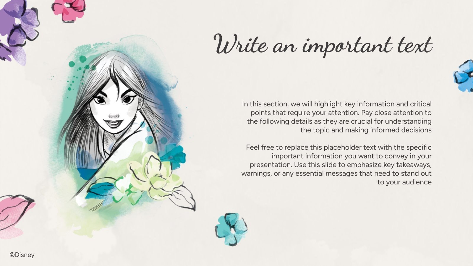 Disney Princess Presentation