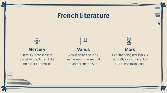 Arts and literature - French - Foreign Language - 8th Grade