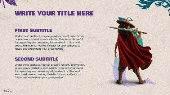 Raya and the Last Dragon Presentation