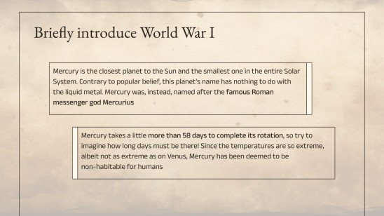 World War I - History - 10th Grade Presentation