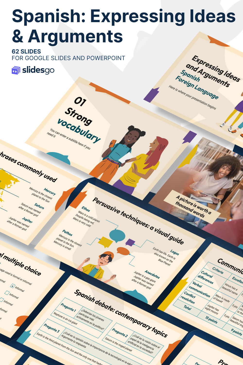 Expressing Ideas and Arguments - Spanish - Foreign Language